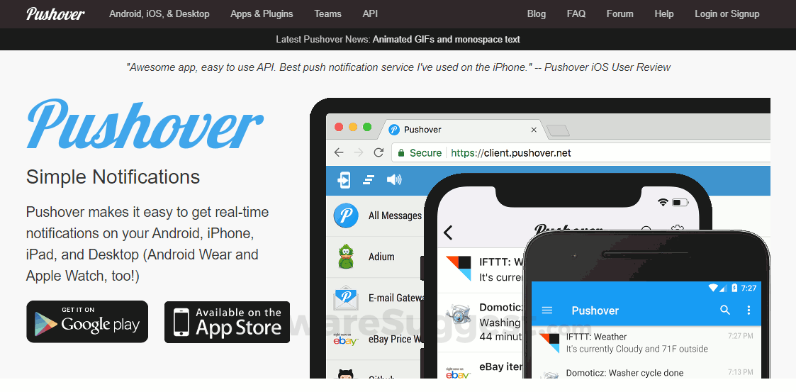 Pushover Pricing, Reviews, Features - Free Demo Pushover Pricing, Reviews, Features - Free Demo